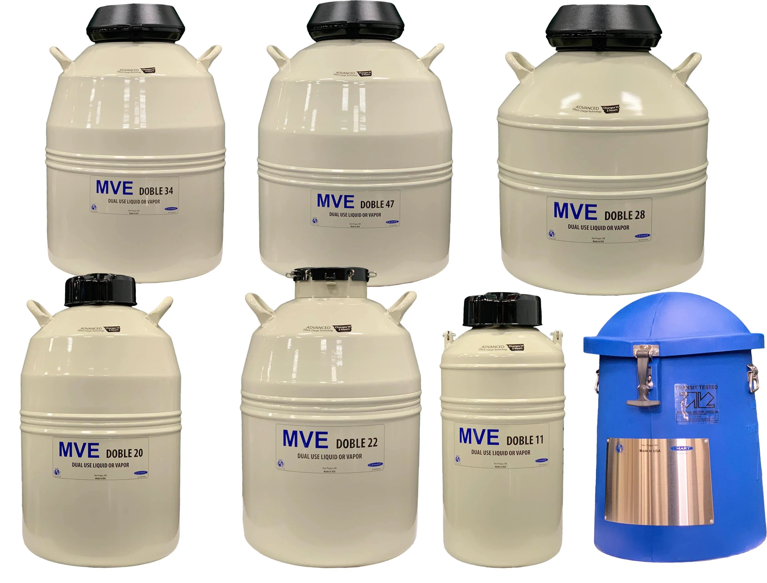 Doble Tanks (Store and Ship) DUAL Purpose – Semen Tanks - Select Genetics