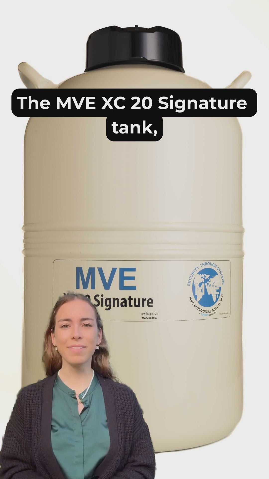 MVE XC 20 Signature - 660 Straws, HOLDS 20 weeks - Five (5) Year Vacuu ...